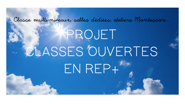 Classes ouvertes en maternelle REP+