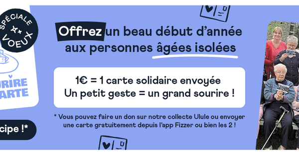 Du Sourire à la Carte - Voeux 2026 - Ulule