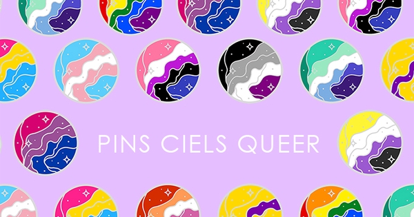Collection de pins ciels queer - Ulule