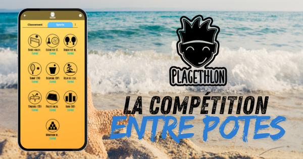 Plagethlon, crée ta compétition entre potes