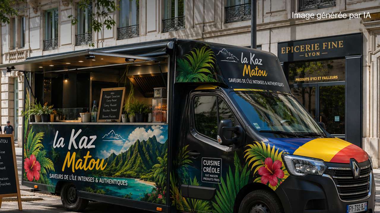 La Kaz Matou 🏝️: le food truck Réunionnais de Lyon - Ulule