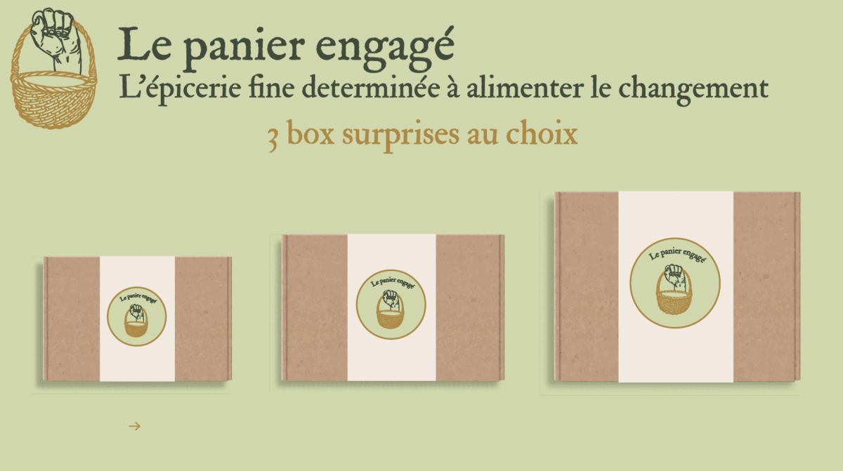 Le panier engagé