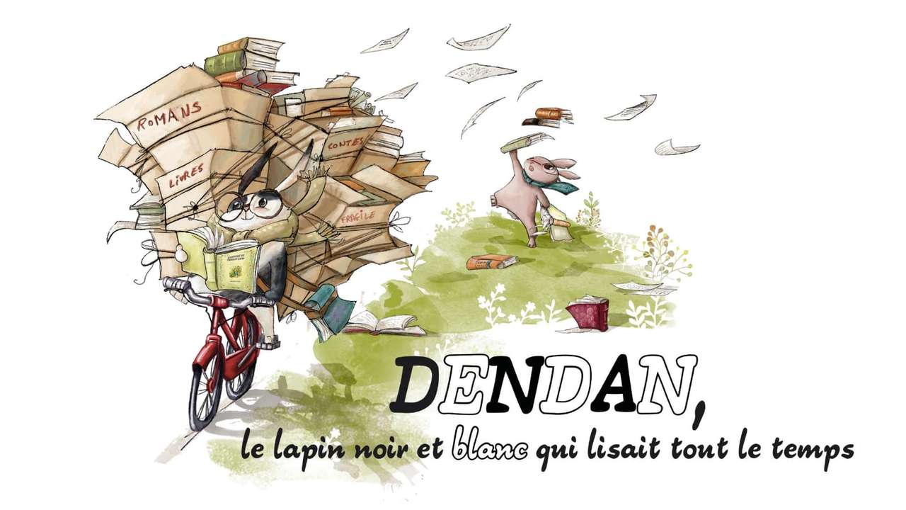 Dendan, le lapin qui lisait tout le temps