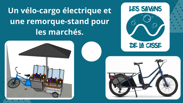 Vélo cargo électrique et remorque transformable en stand. - Ulule