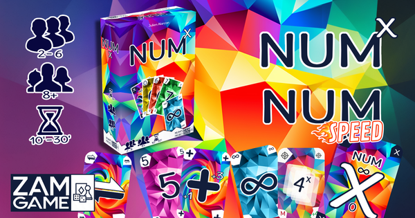 Num-X, le Jeu de cartes de l'année ! Selon le Pr. Num-X