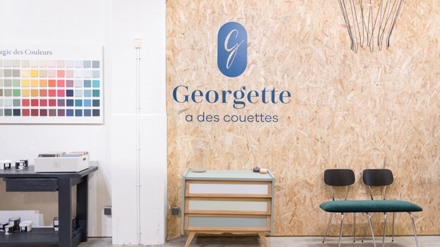 Georgette a des couettes