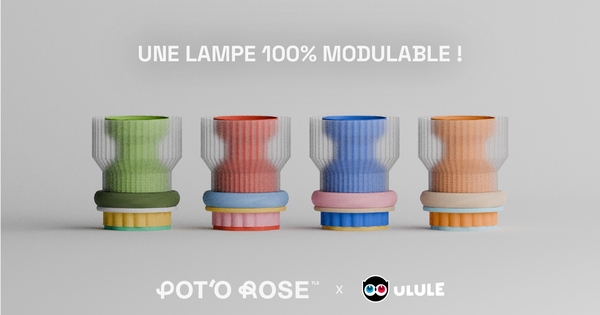 Une lampe 100% modulable signée Pot'o Rose