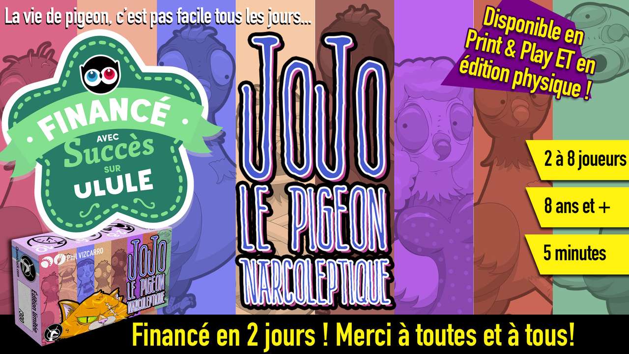 Jojo, le Pigeon Narcoleptique
