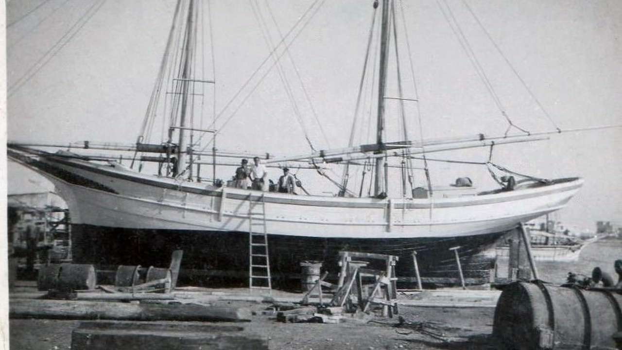 A historical monument : the boat TARZAN