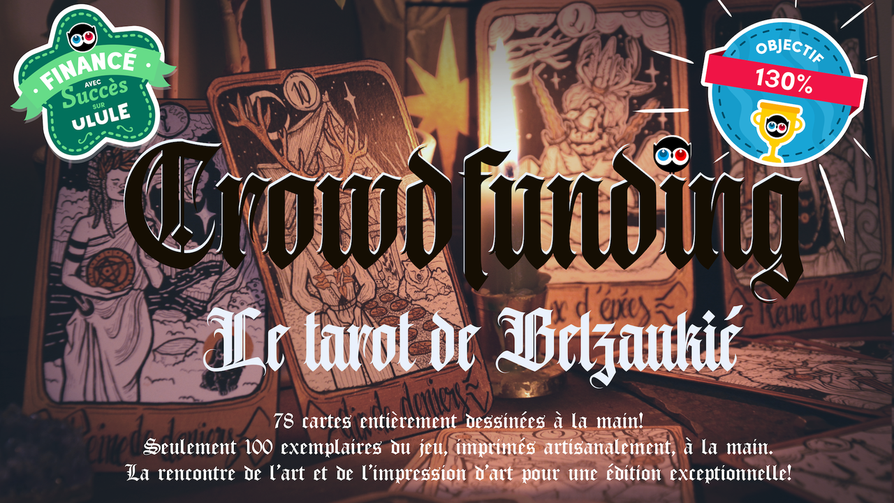 Le tarot sérigraphié de Belzaukié