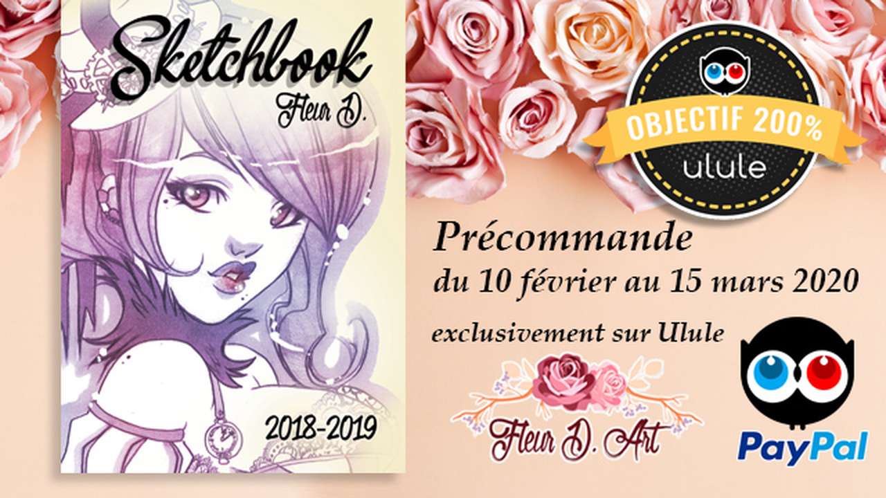 Fleur D. Sketchbook 2018-2019 - Ulule