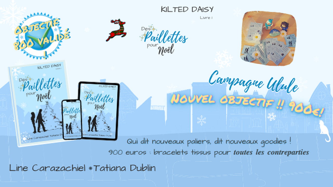 Roman auto-édité : Des paillettes pour Noël - Ulule