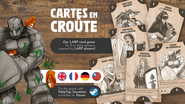 Cartes-en-Croûte : le jeu de carte de GN