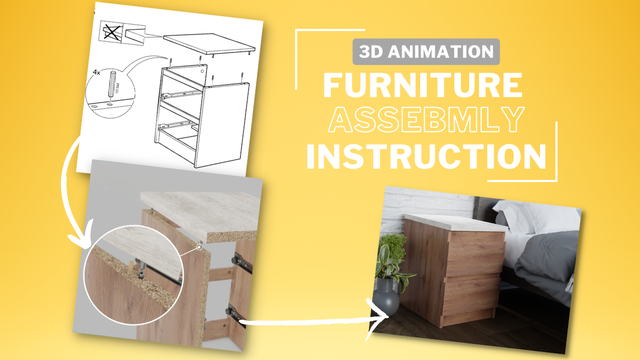 Use 3D Animations for Furniture Assembly Instructions