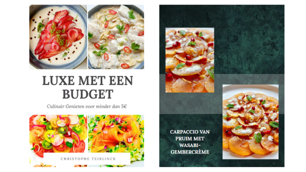Luxe met een budget. Culinair genieten voor minder dan 5€