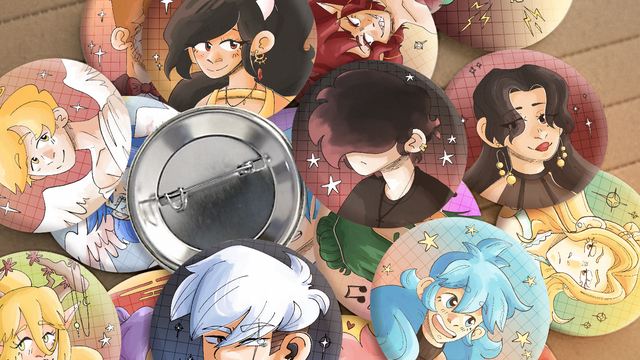 Badges de Personnages Originaux 💖🌸 - Ulule