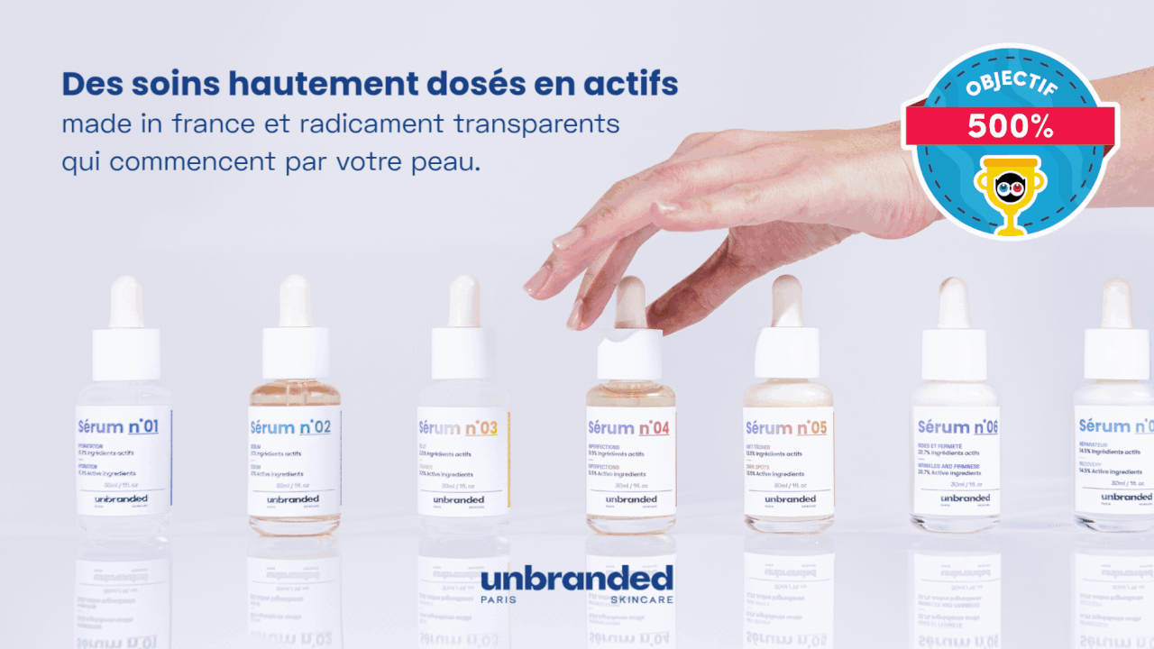 unbranded, la skincare qui commence par votre peau