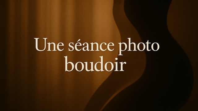 Shooting photo boudoir