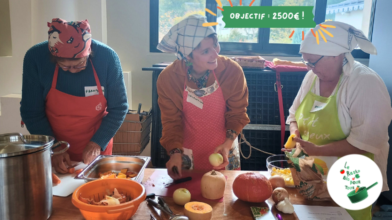 Créer une cantine solidaire et participative 100% bio
