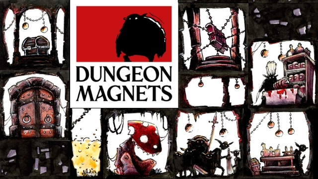 Dungeon Magnets : Un donjon sur votre frigo ! - Ulule