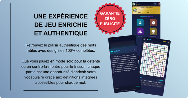 Mots Mêlés Plus : Le Jeu de Lettres Éthique & Authentique - Ulule