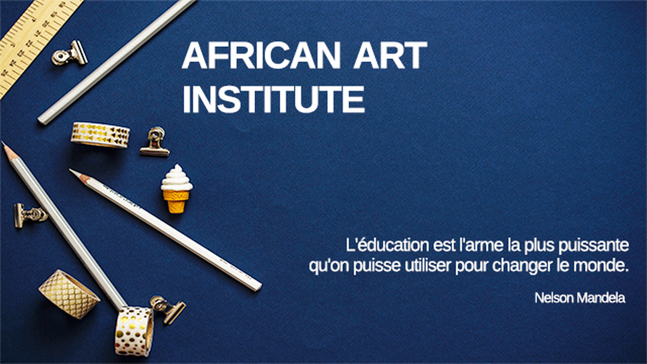 African Art Institute en Côte D'Ivoire...