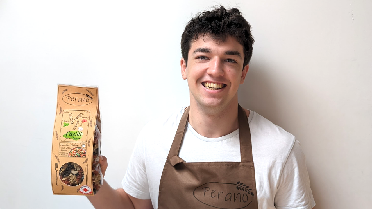 Paquet recette de pâtes parfumées