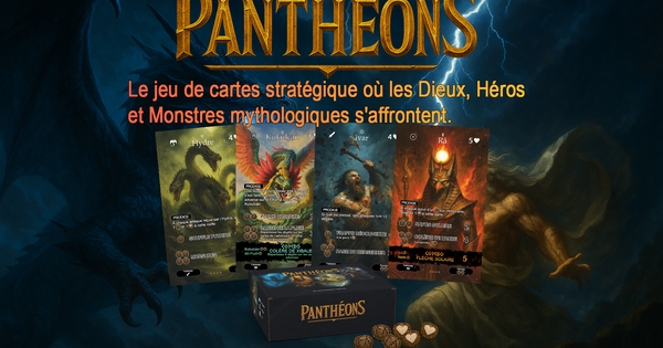Panthéons - TCG de combat des mythologies. JCC de Stratégie - Ulule