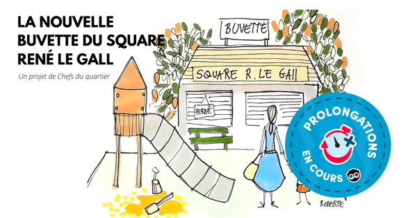 La nouvelle buvette du Square René Le Gall