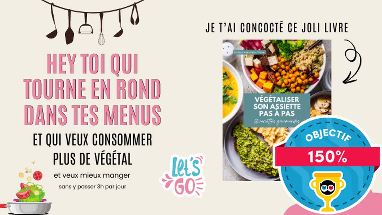 Le livre qui t'apprend à végétaliser ton assiette, easy ! - Ulule