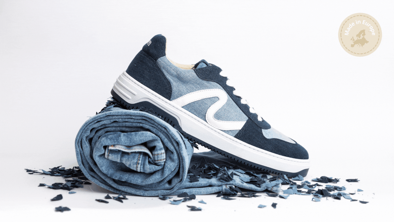 La basket revalorisée avec du textile dormant 👟🍃