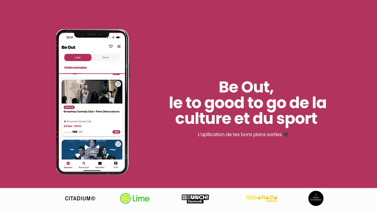 Be Out, le Too Good To Go de la culture et du sport