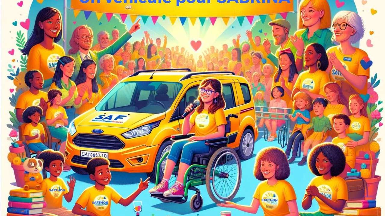 Un véhicule adapté PMR pour Sabrina : ensemble contre le SAF - Ulule