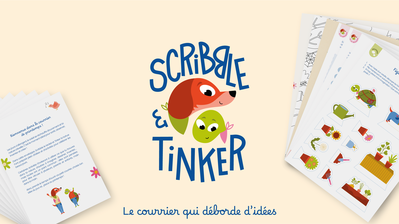 Lancement du courrier créatif Scribble et Tinker - Ulule