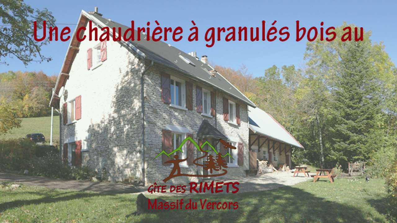 Une chaudière à granulés bois au Gite des Rimets