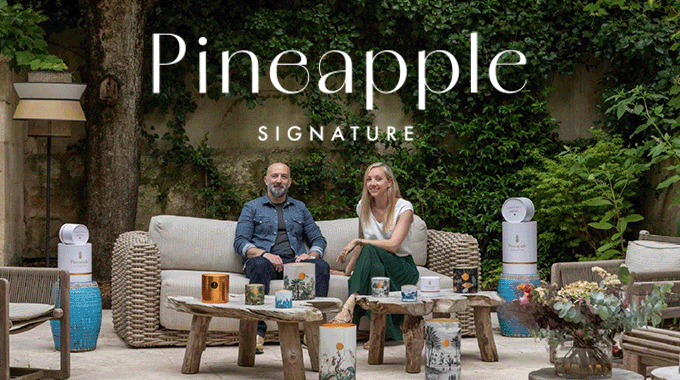 Bougies d'exception Pineapple Signature