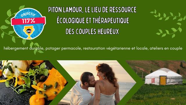 Piton Lamour, le lieu de ressource des couples heureux - Ulule