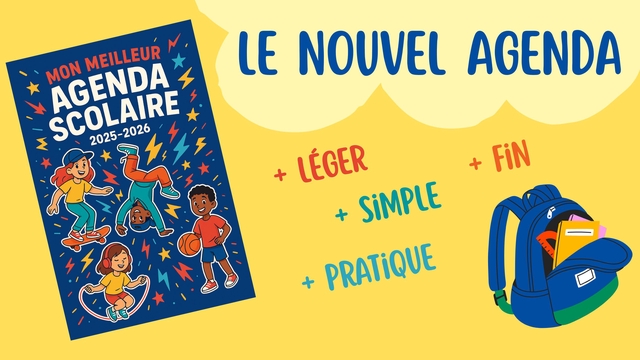 Mon meilleur agenda scolaire 2025-2026