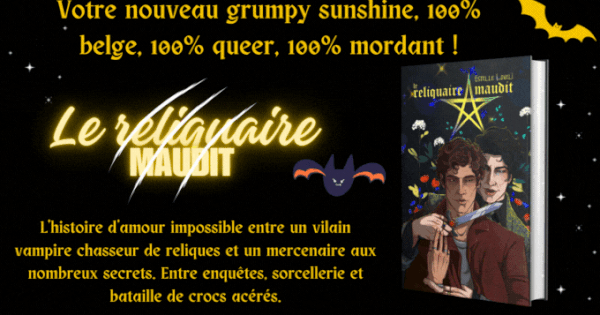 Le reliquaire maudit : romance fantastique MM - LGBTQ+ - Ulule
