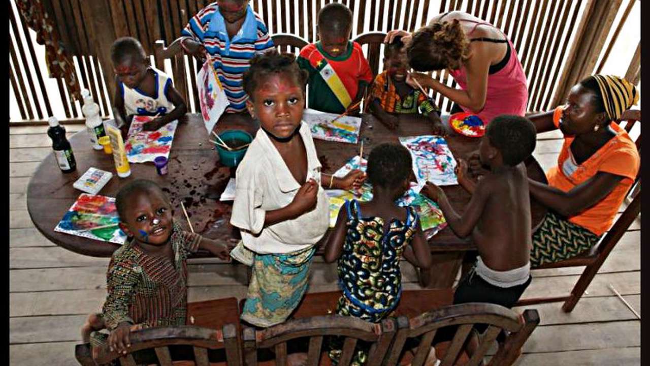 Une bibliothèque au Sénégal