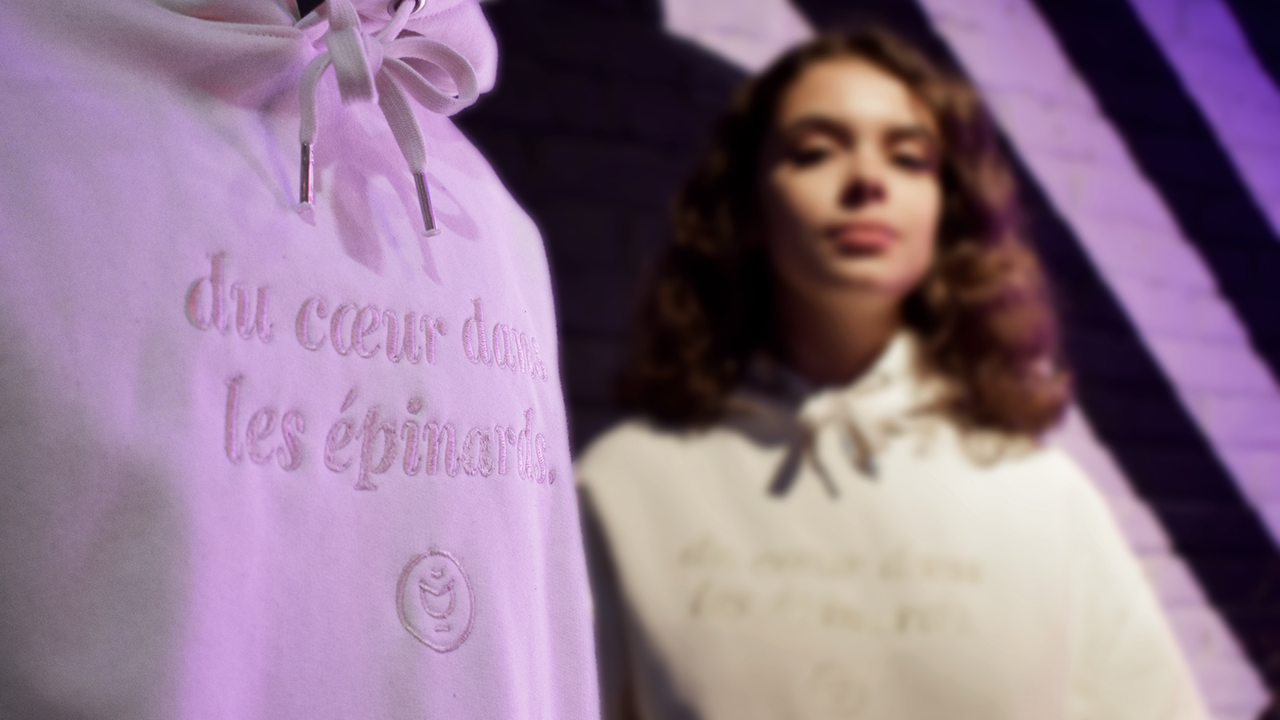 Du cœur dans les épinards : les sweats Alfredines