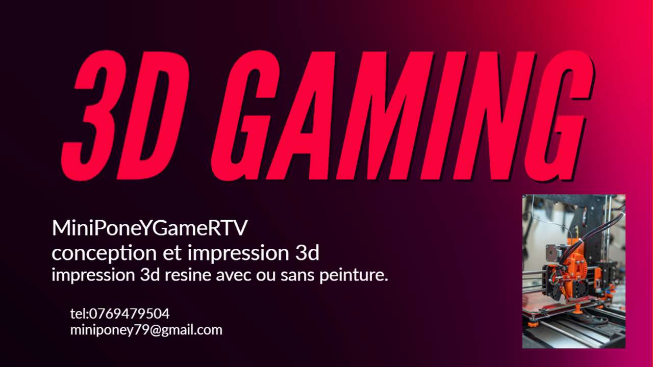 création modélisation et production figurines 3d résine.