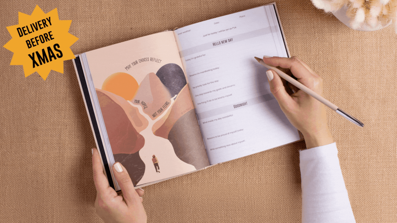 A guided journal to a fulfilled and intentional life!