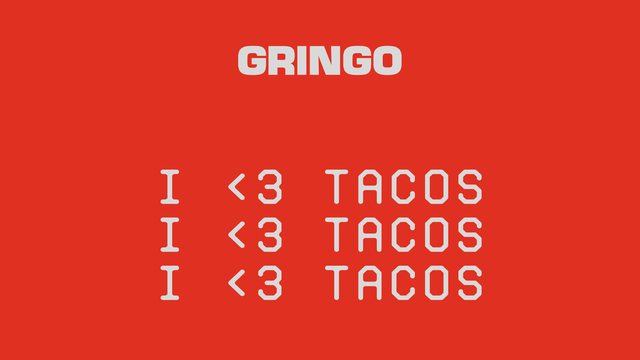 GRINGO - Join the TACO LOVER CLUB