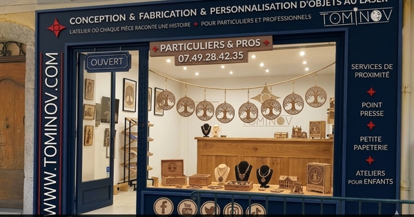 Tominov : Boutique de gravure laser à Puget-Théniers - Ulule