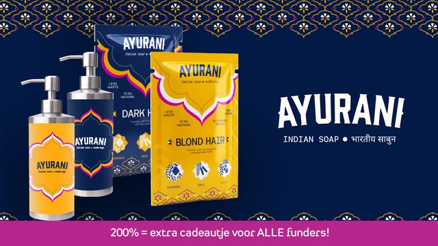 Ayurani Indische zeep: natuurlijke powder-to-liquid