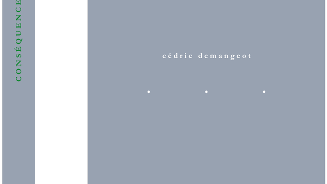 Volume de la revue Conséquence dédié à Cédric Demangeot