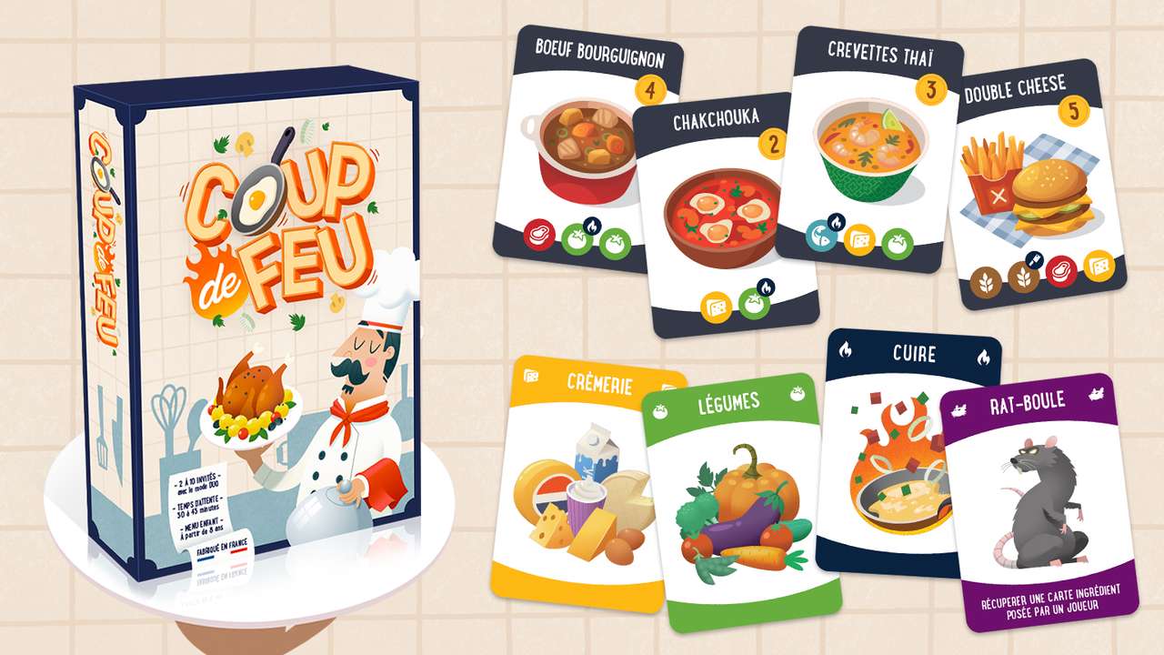 Coup de Feu - Jeu de cuisine - Ulule