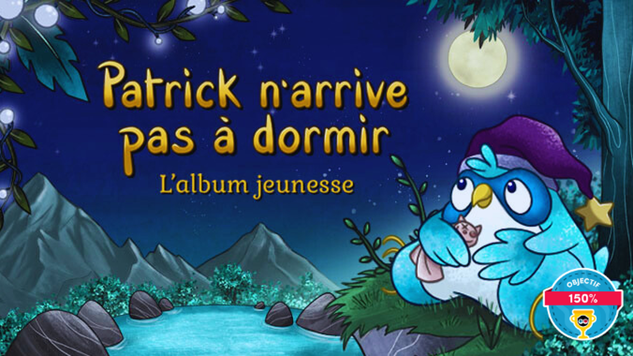 Patrick n'arrive pas à dormir