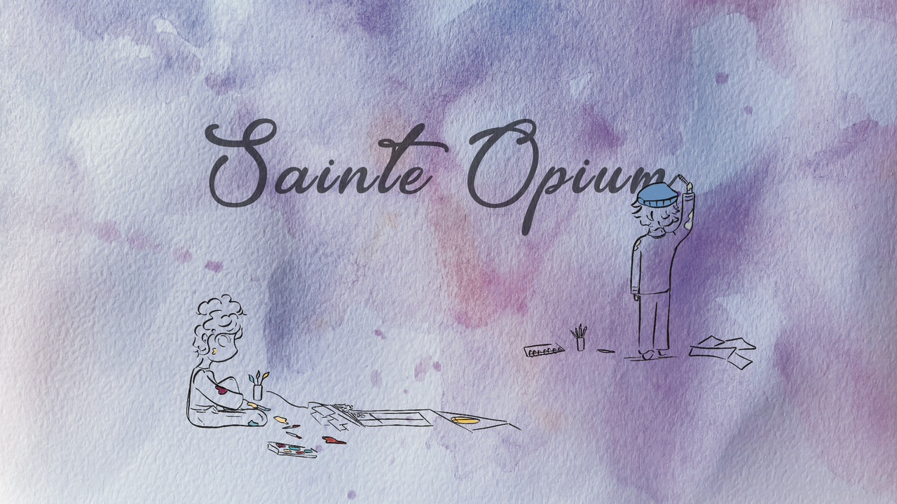 "Sainte Opium" - Recueil de poésie illustré